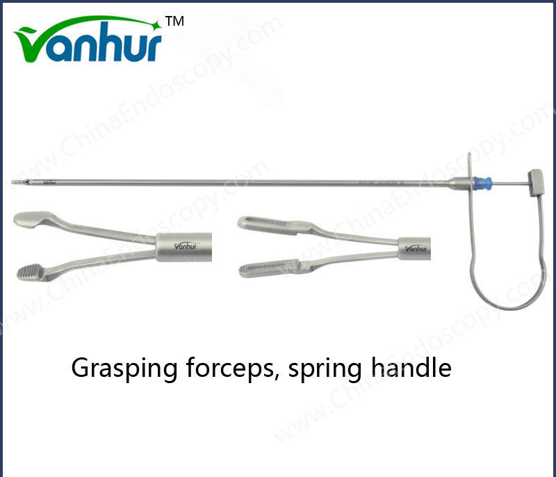 Precision Laparoscopic Spring Handle Forceps Made of Steel for Surgical ...